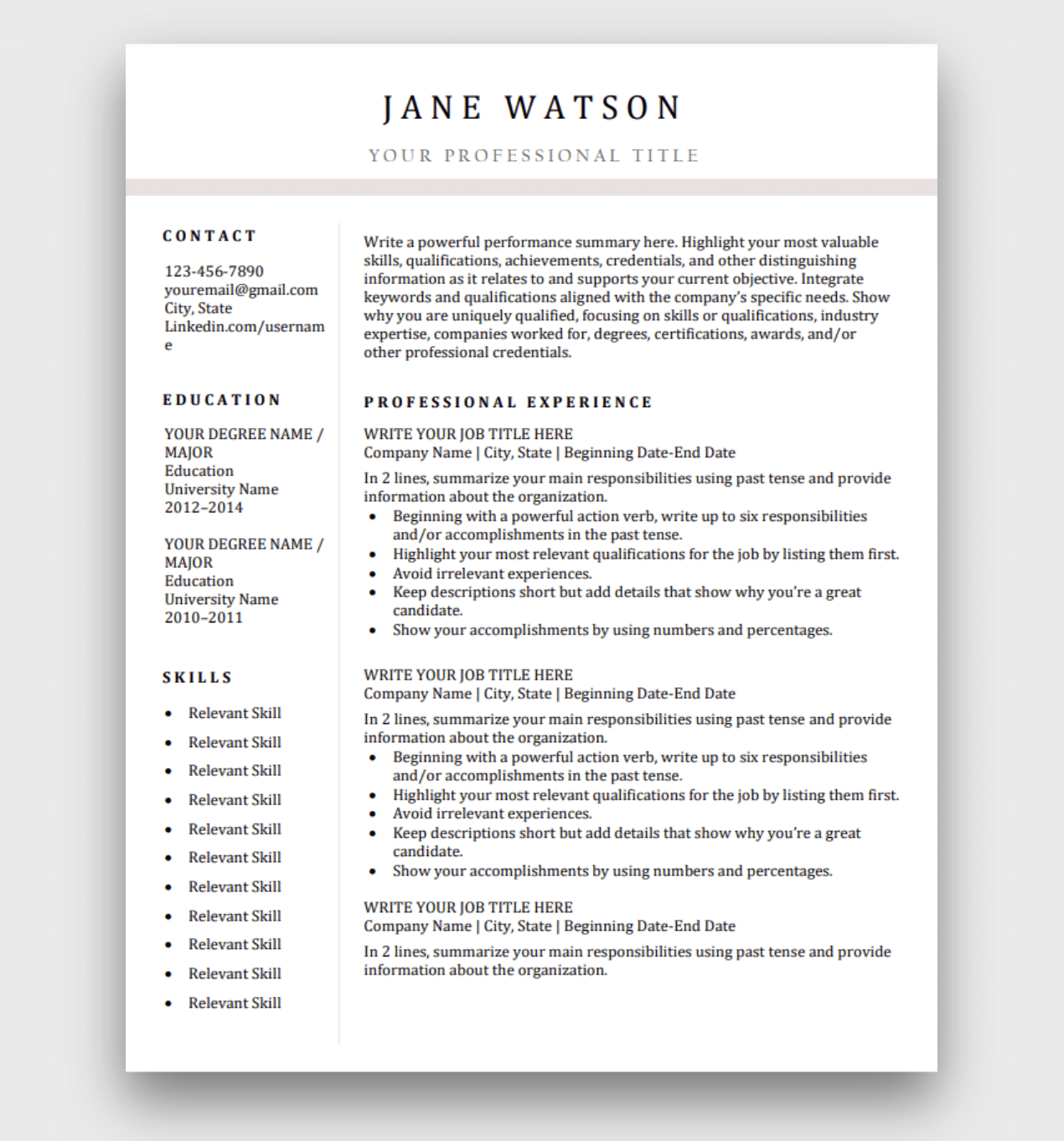 Teacher Job Application Letter Format In Word Infoupdate